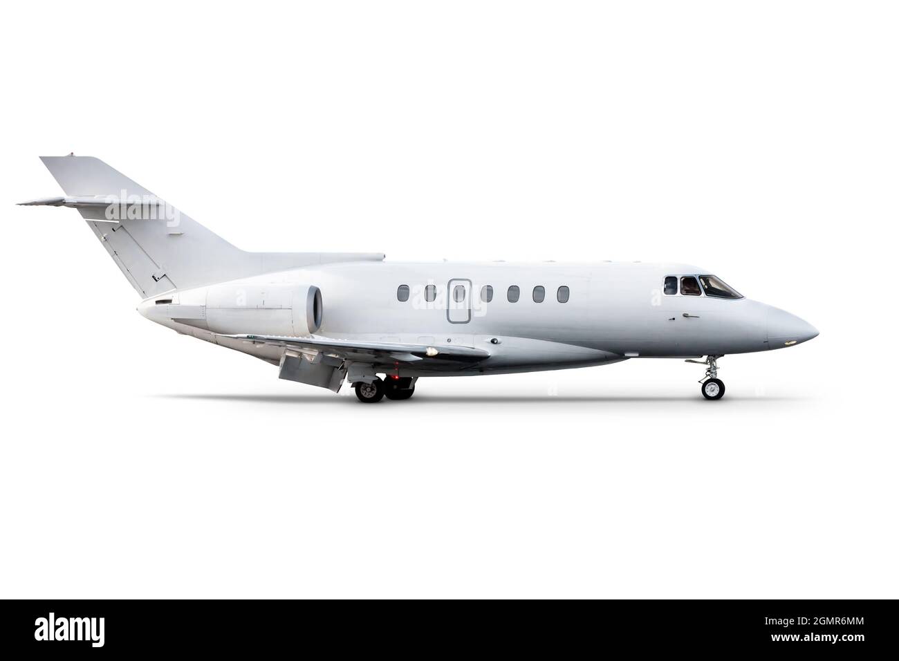 Modern corporate business jet isolated on white background Stock Photo ...
