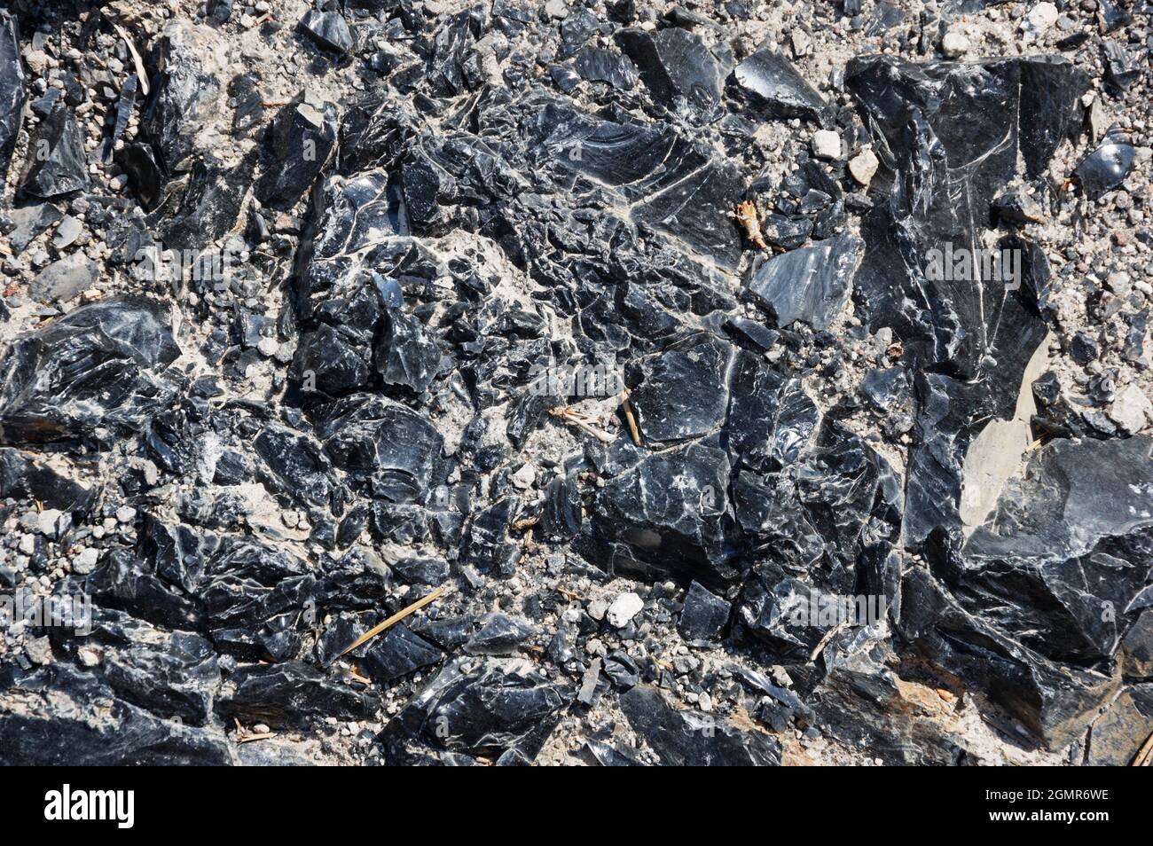 Obsidian Rock Texture