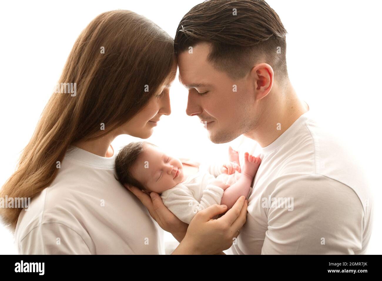 Parents holding newborn baby hi-res stock photography and images - Alamy