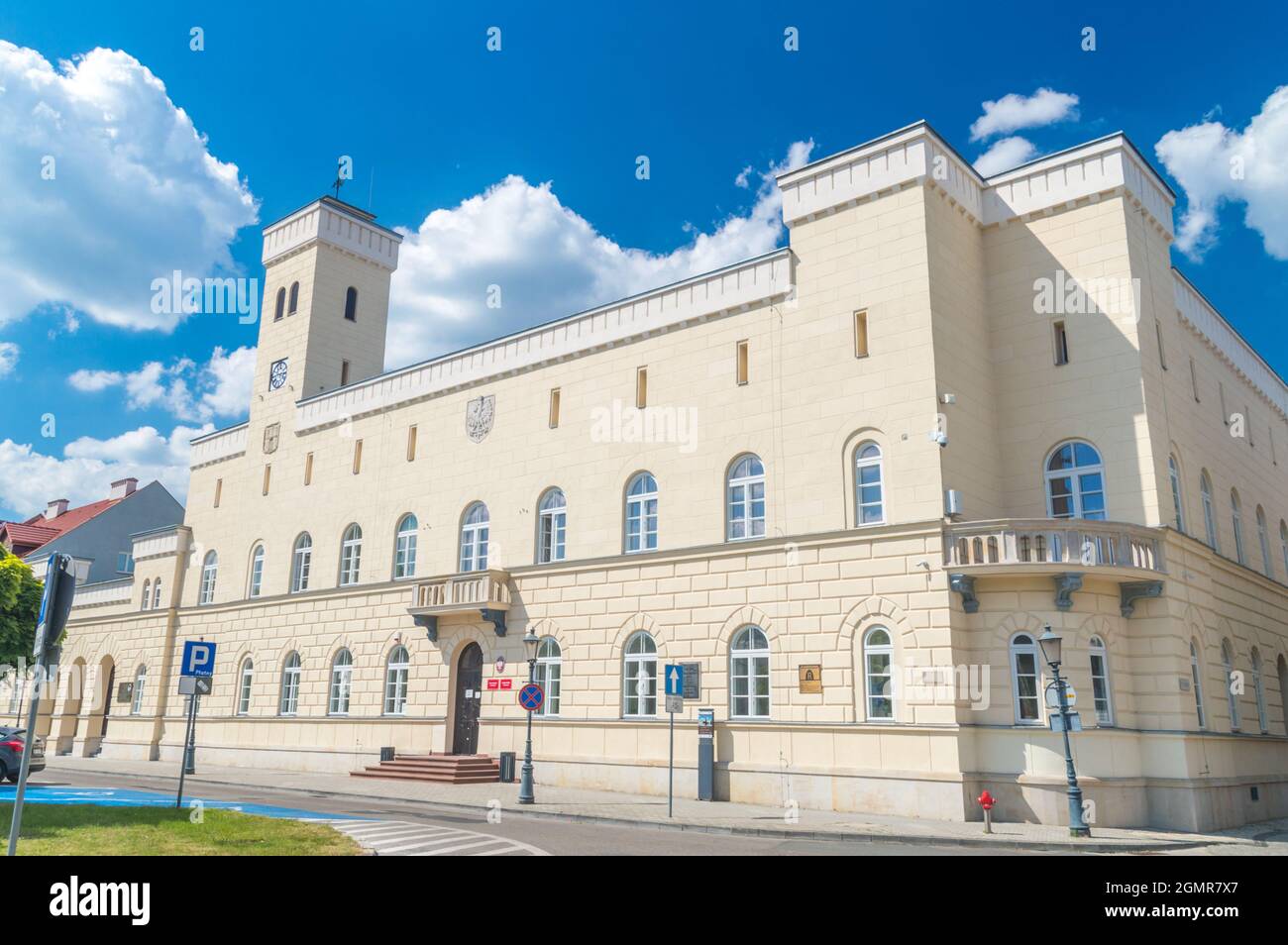 Radom, Poland - June 7, 2021: New City Hall of Radom at marketplace ...