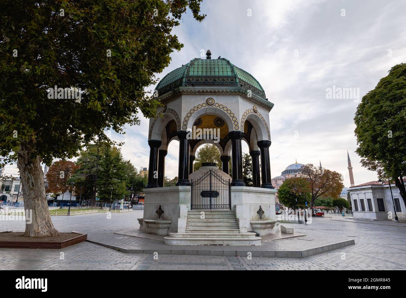 German Fountain on Sultanahmet Square in Istanbul, Turkey, photo taken ...