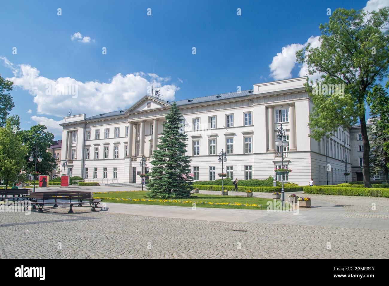 Radom, Poland - June 7, 2021: Sandomierski Palace, the palace of the ...