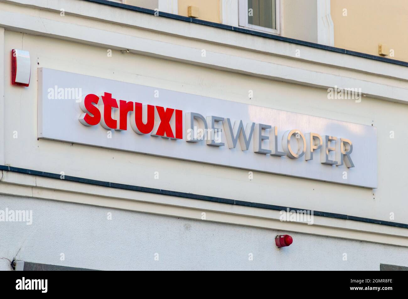 Opole, Poland - June 4, 2021: Logo and sign of Struxi Deweloper Stock ...