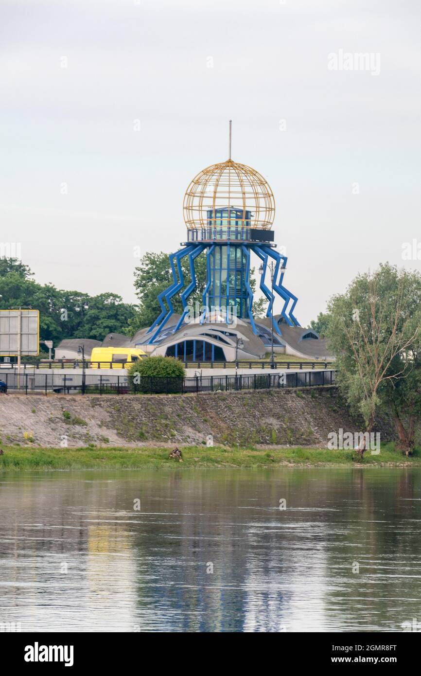 Gorzow Wielkopolski, Poland - June 1, 2021: View on Observation tower ...