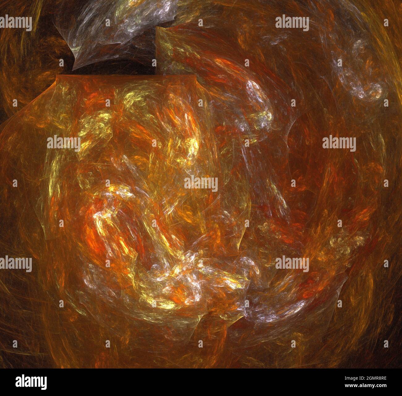 image of one Illustration of digital fractal Stock Photo - Alamy