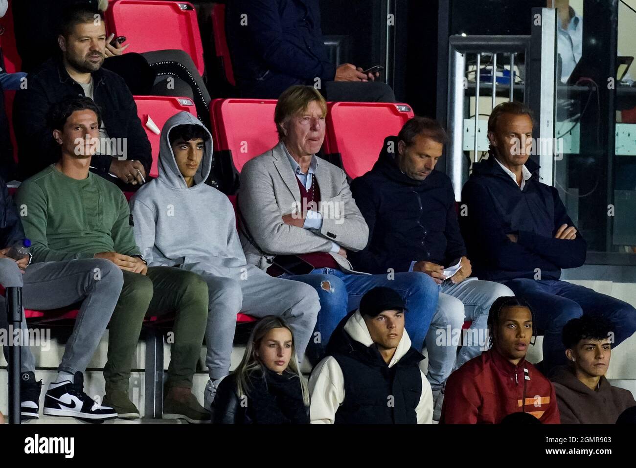 EINDHOVEN, NETHERLANDS - SEPTEMBER 20: Aad de Mos and Maurice Steijn ...