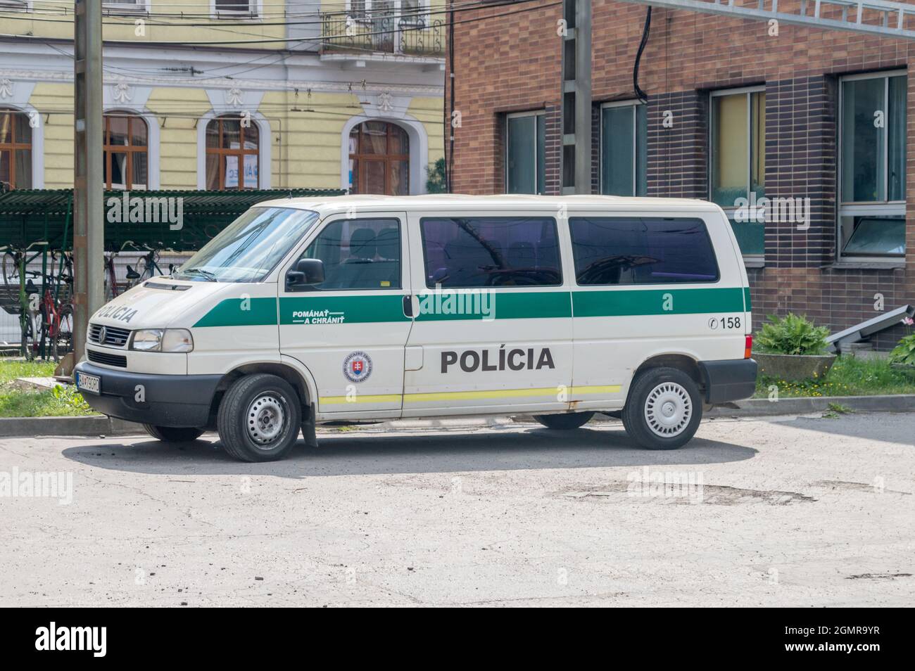 Slovakia police car hi-res stock photography and images - Alamy