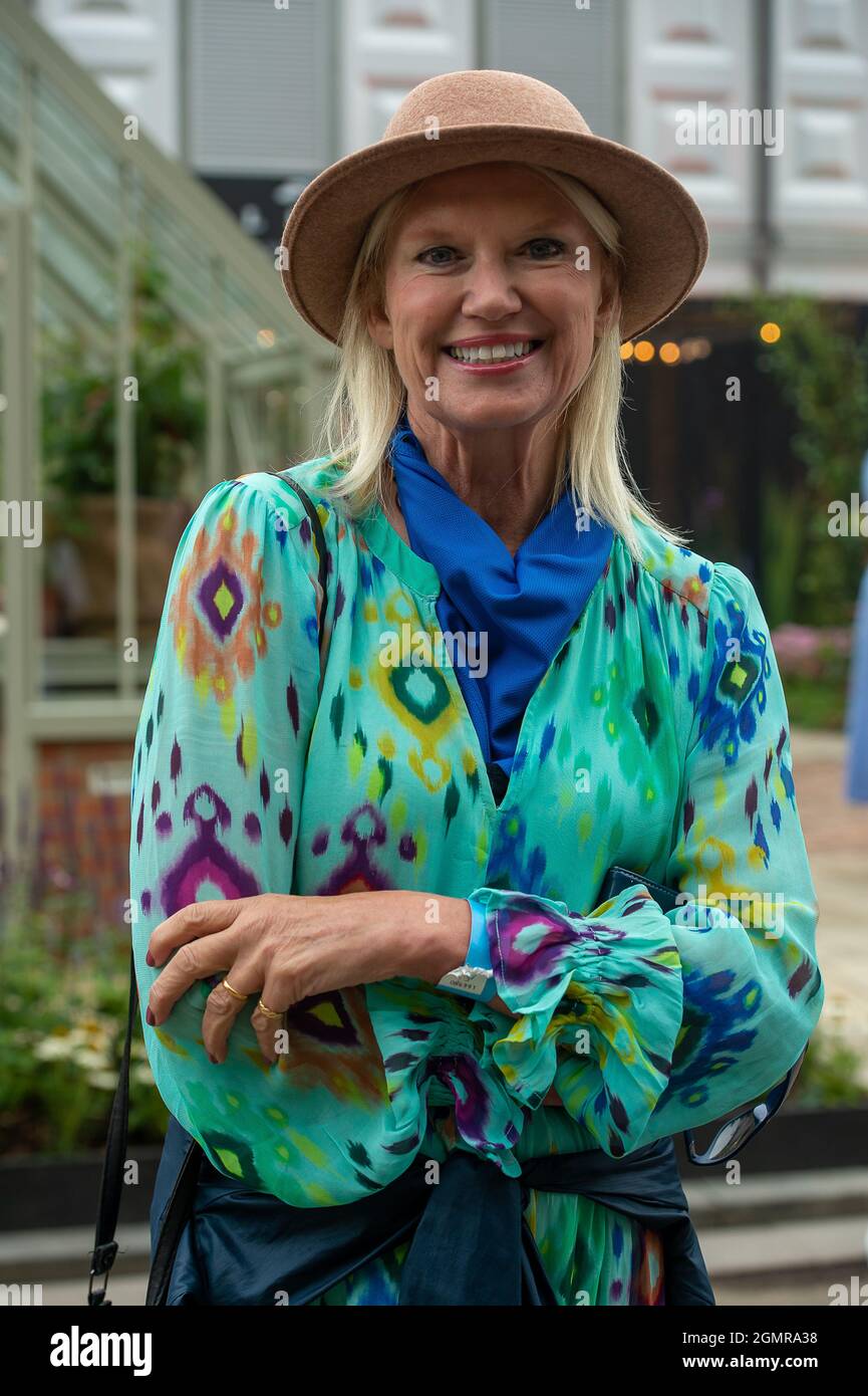 London, UK. 20th September, 2021. TV presenter Anneka Rice. It was busy ...