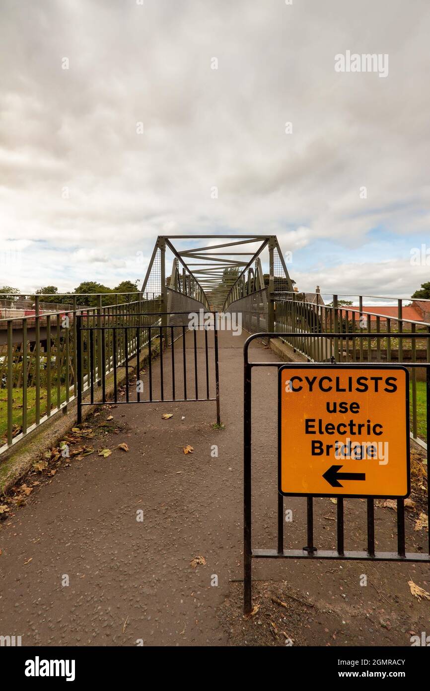 Old Railway Bridge in Musselburgh, East Lothian, Scotland, UK Stock ...