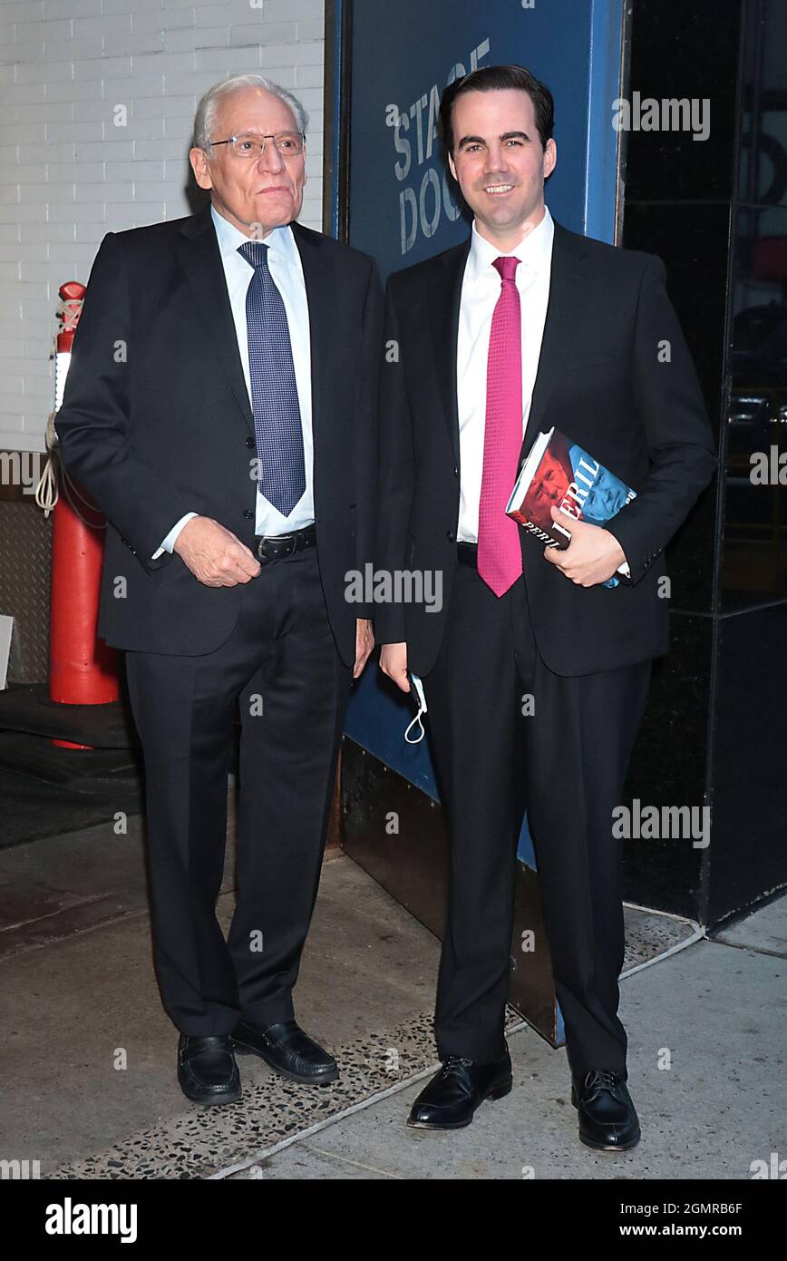 NEW YORK, NY September 20: Bob Woodward, Robert Costa seen at ABC ...