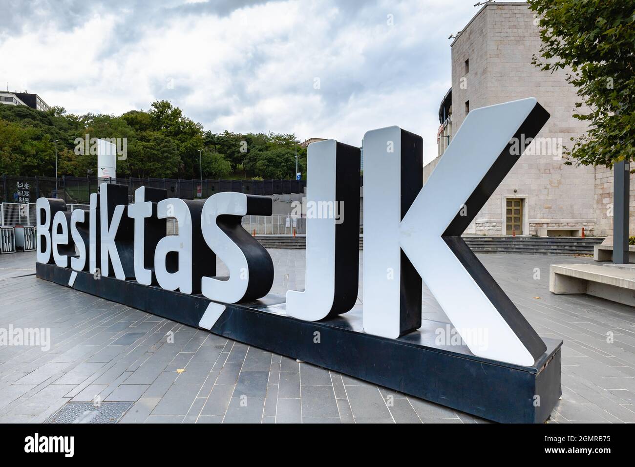 Istanbul, Turkey - September 2021: Vodafone Stadium in Besikitas ...