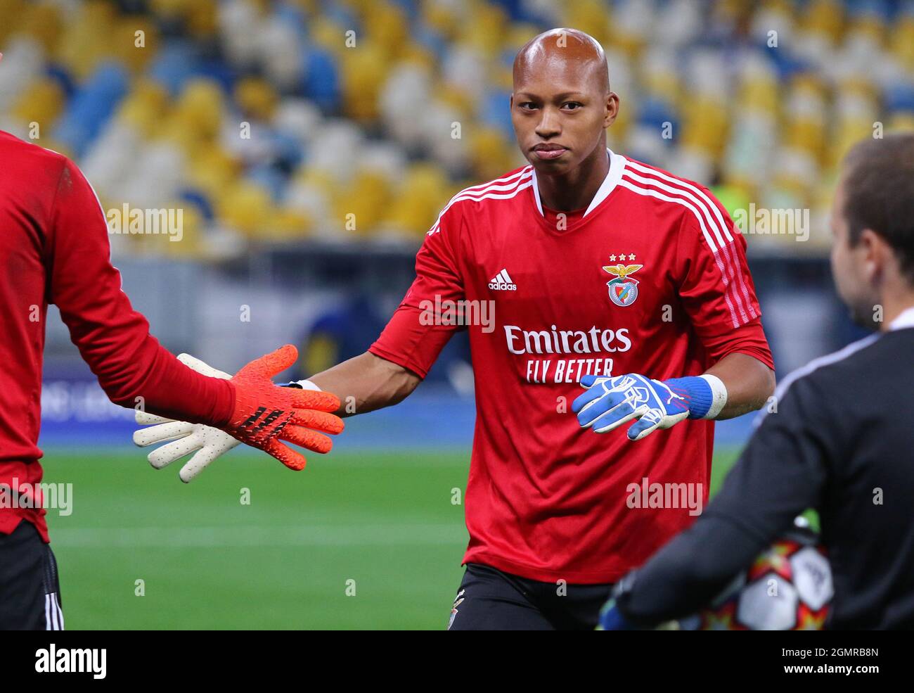 KYIV, UKRAINE - SEPTEMBER 14, 2021: Reserve goalkeeper Leo Kokubo of ...