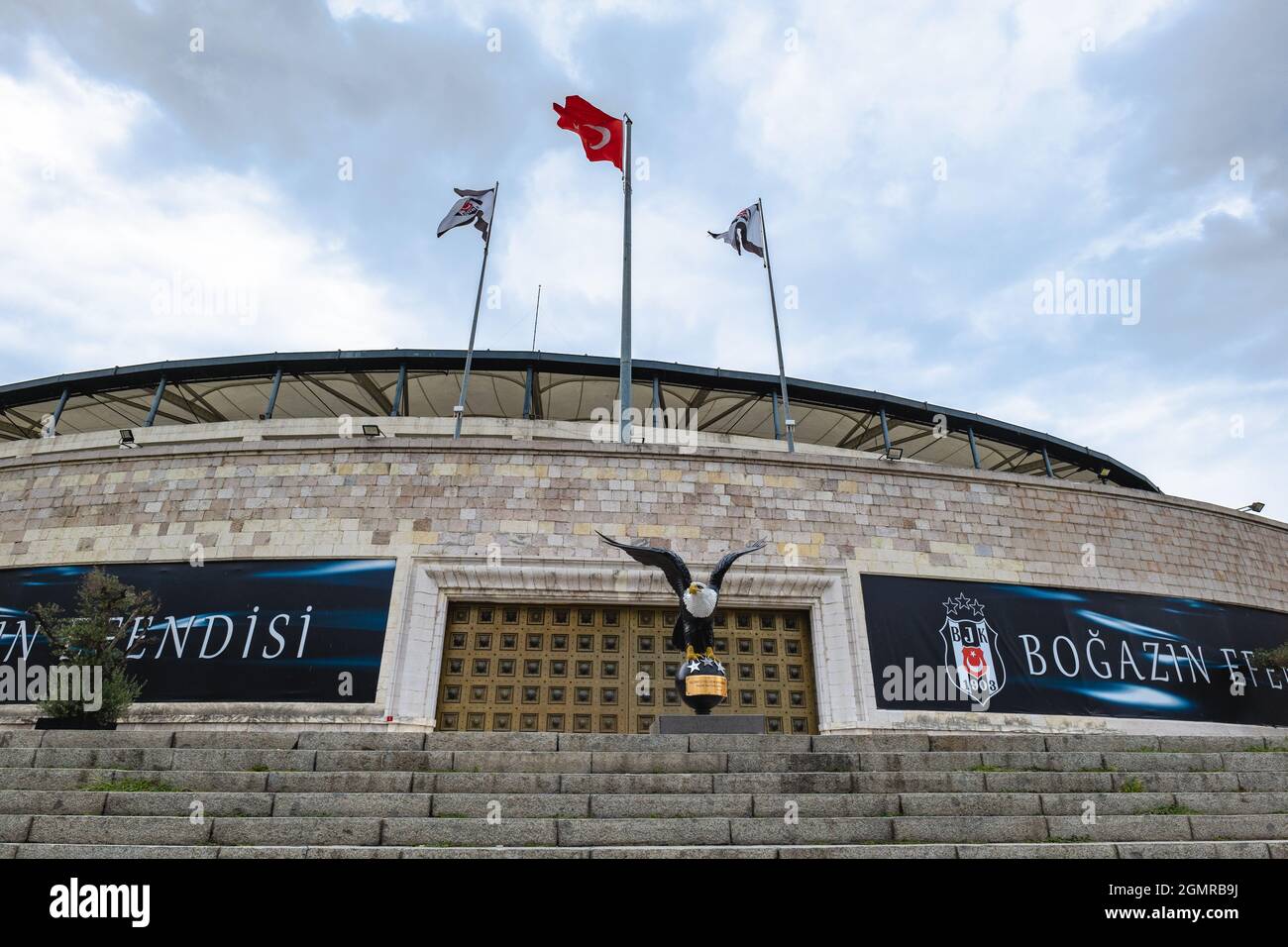 Istanbul, Turkey - September 2021: Vodafone Stadium in Besikitas ...