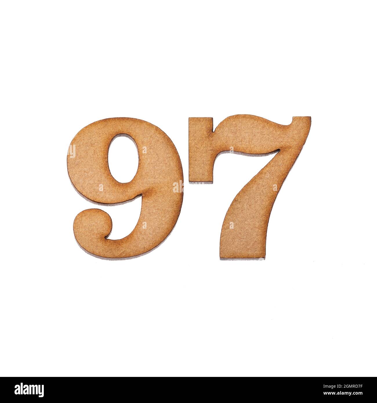 Number 97 Cut Out Stock Images & Pictures - Alamy