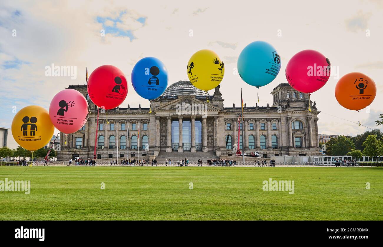 Berlin, Germany. 20th Sep, 2021. Equal treatment, education, health and ...