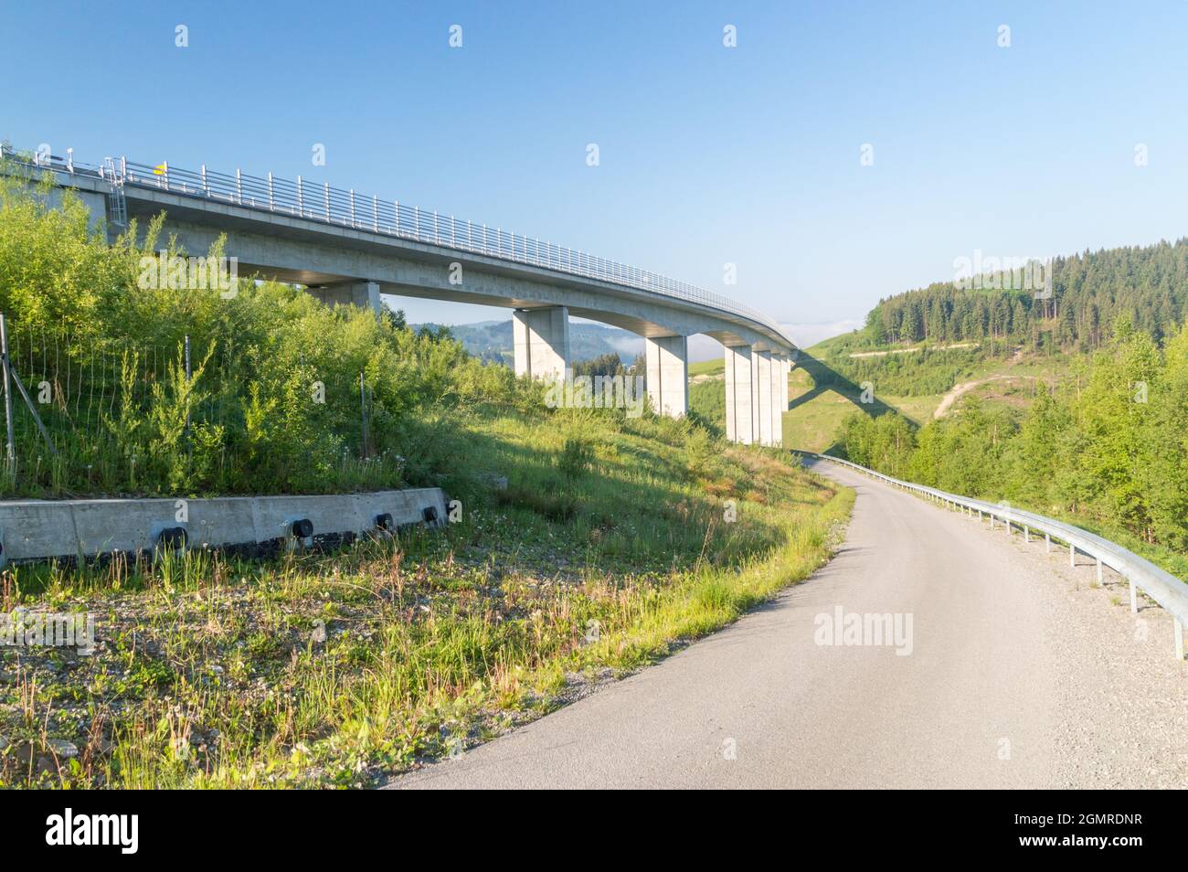 Valy Bridge, the tallest bridge in Slovakia Stock Photo - Alamy