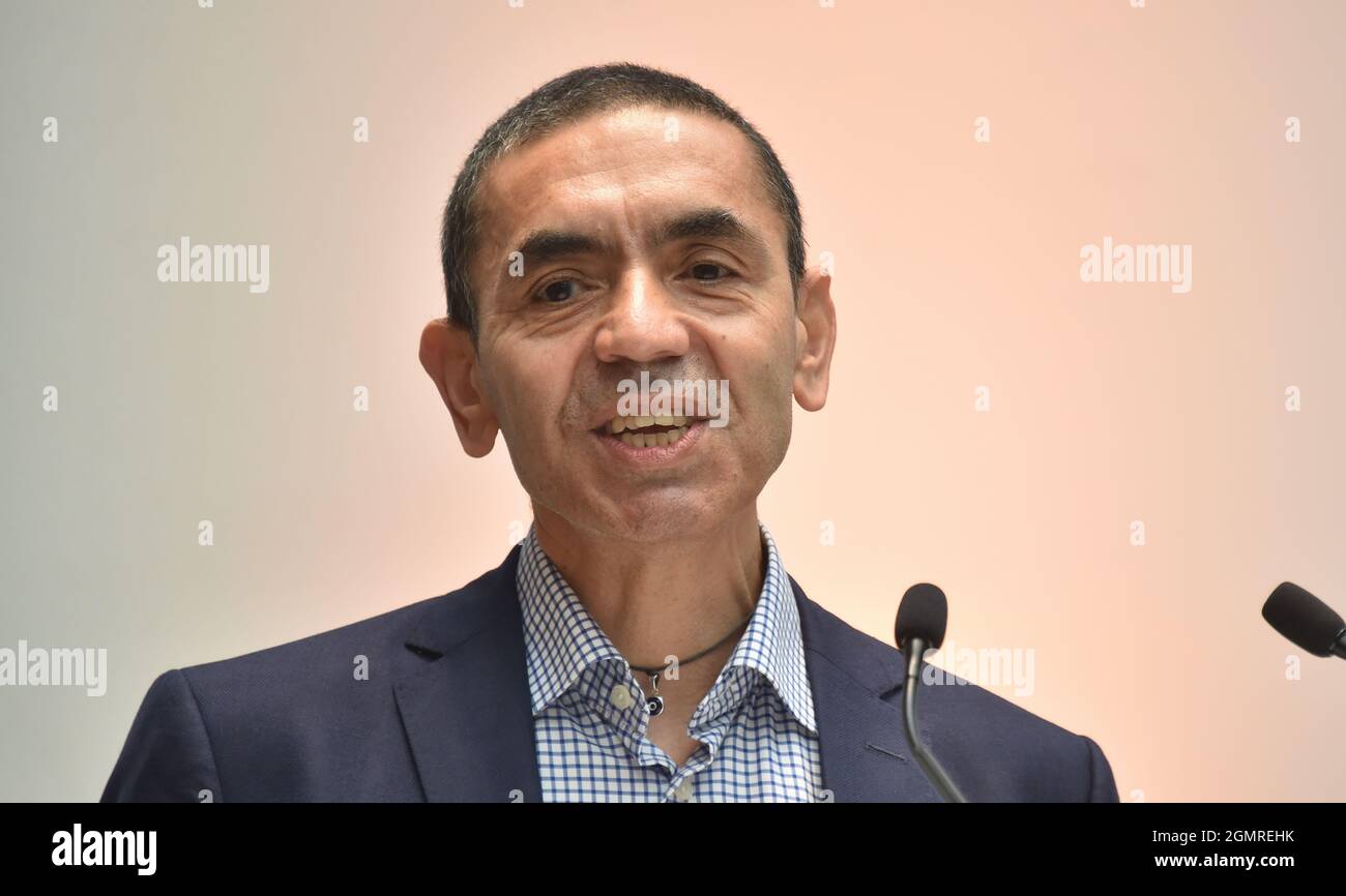 Cologne, Germany. 17th Sep, 2021. Physician and Biontech founder Ugur ...