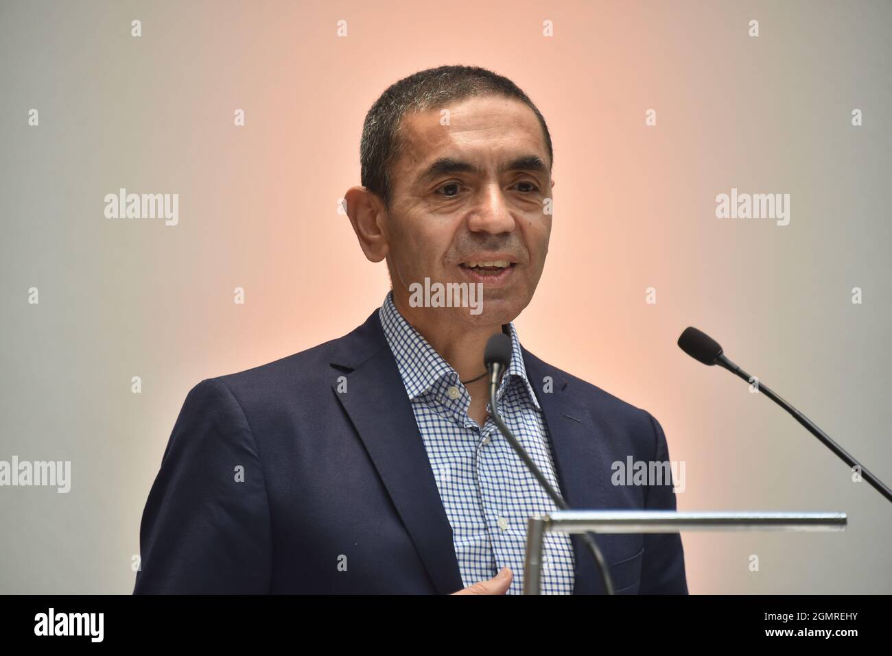 Cologne, Germany. 17th Sep, 2021. Medical doctor and Biontech founder ...