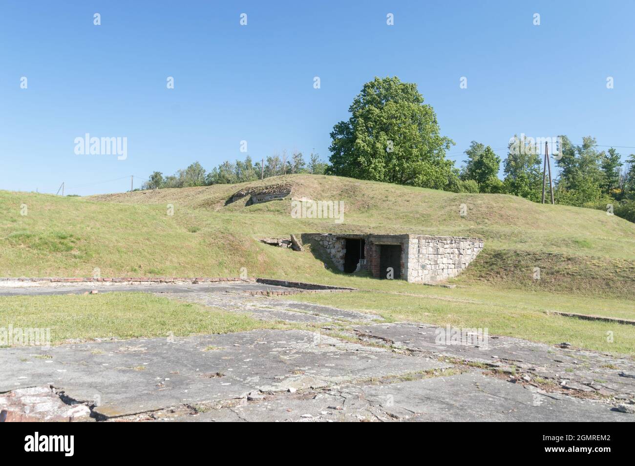 Rogoznica, Poland - June 3, 2021: Part of Gross-Rosen nazi ...