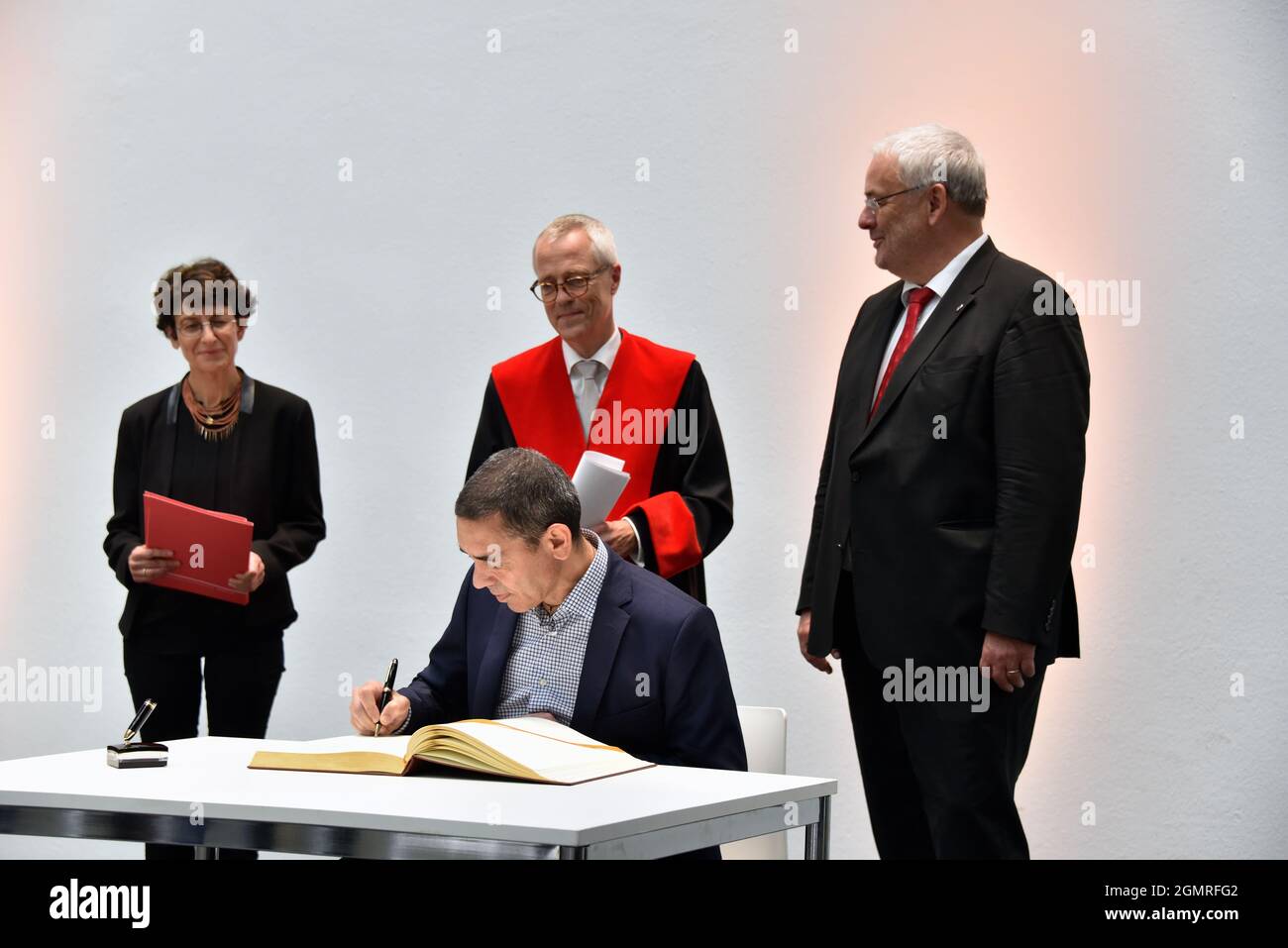 Cologne, Germany. 17th Sep, 2021. Physician and Biontech founder Ugur ...