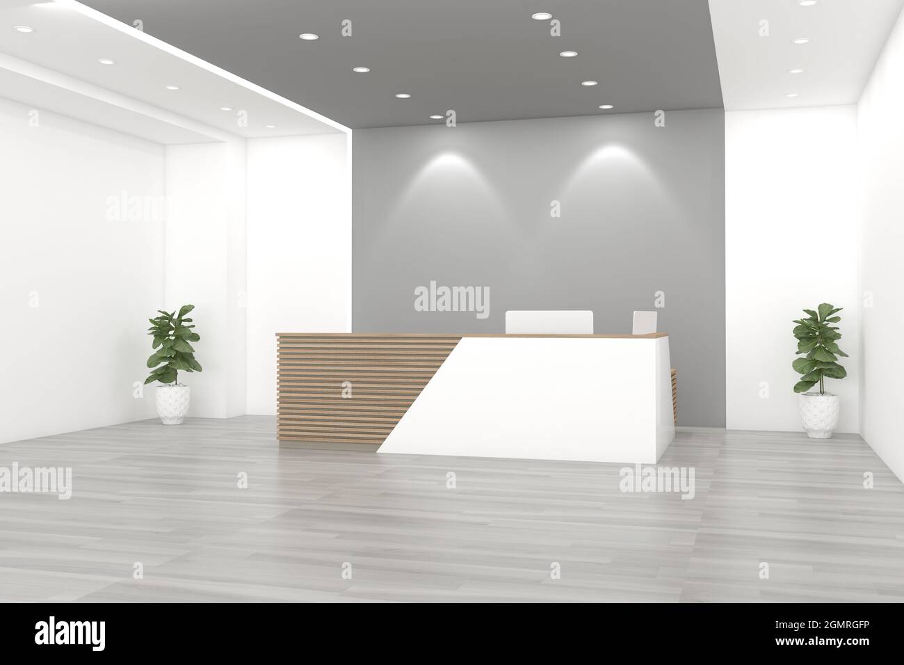 Office Reception 3d Design Top Notch 3D Interior Design For Your
