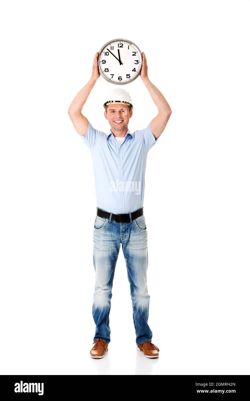 Clock engineer Cut Out Stock Images & Pictures - Alamy