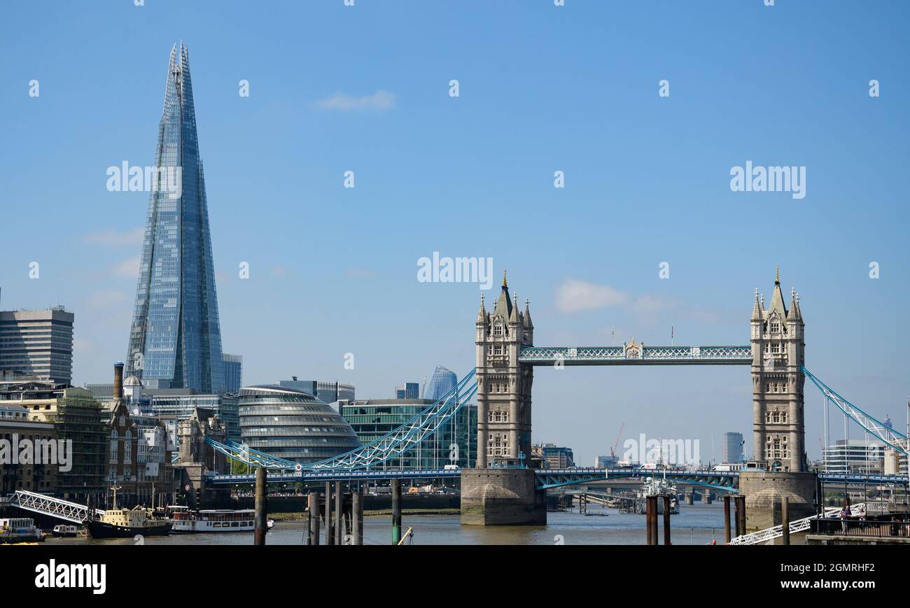 London, United Kingdom - May 30 2021: The Shard skyscraper , London ...