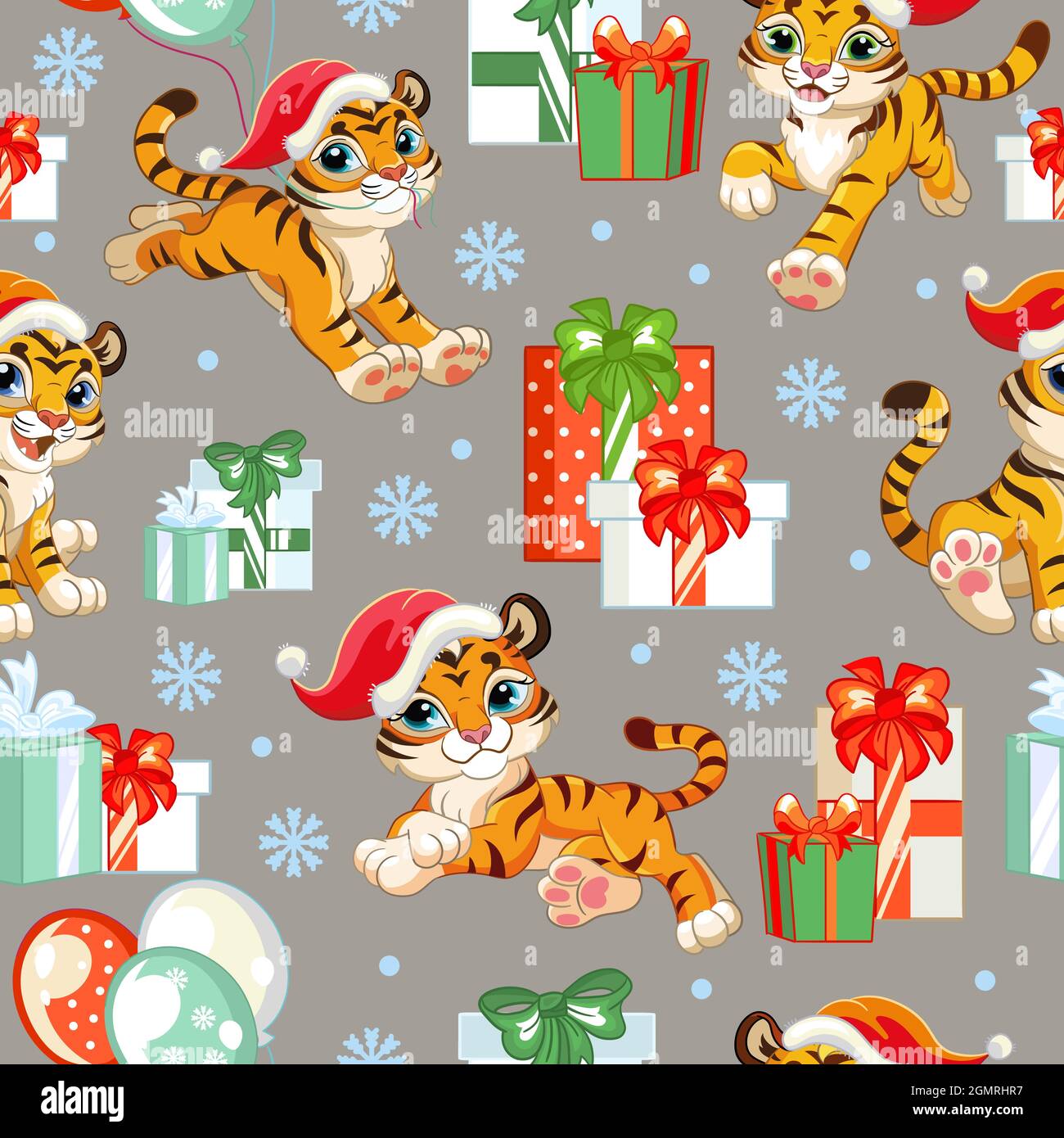 Snow tigers Stock Vector Images - Alamy