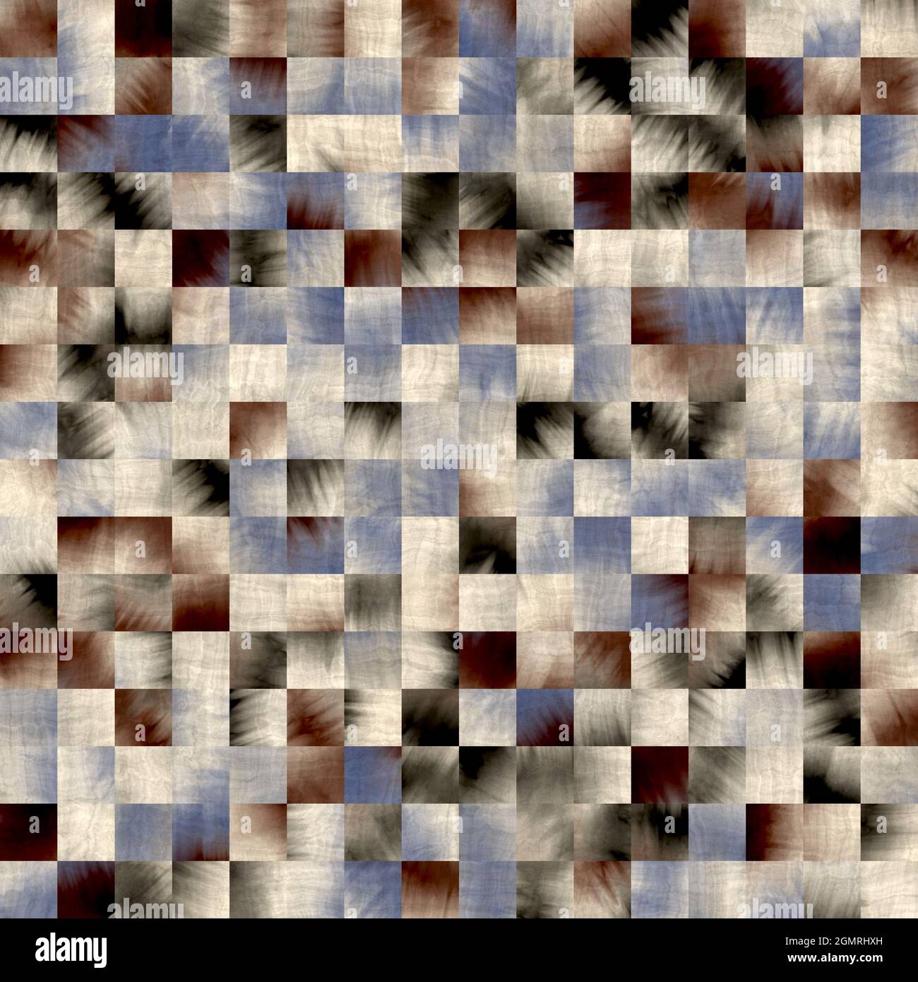 Seamless square tile faux wall mosaic pattern for surface design and ...