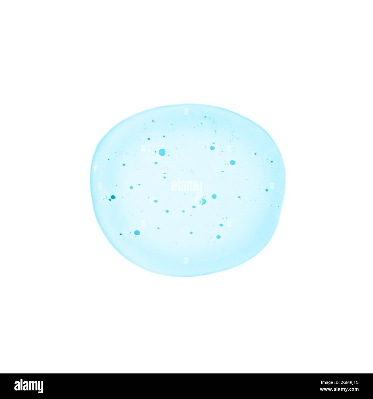 Clear blue gel texture Cut Out Stock Images & Pictures - Alamy