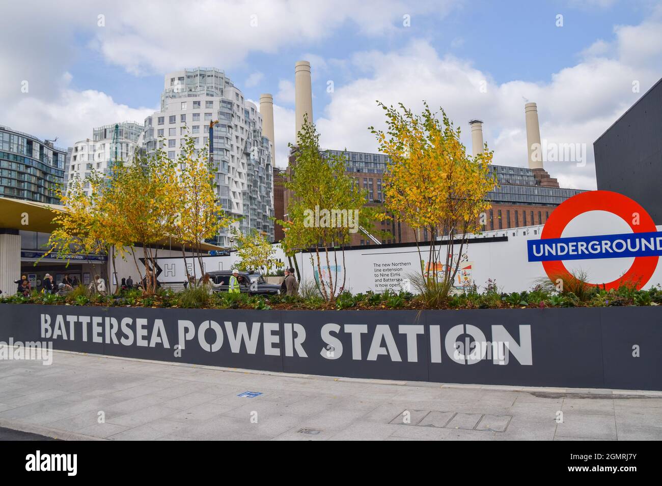 London, UK. 20th Sep, 2021. Exterior view of the Battersea Power ...