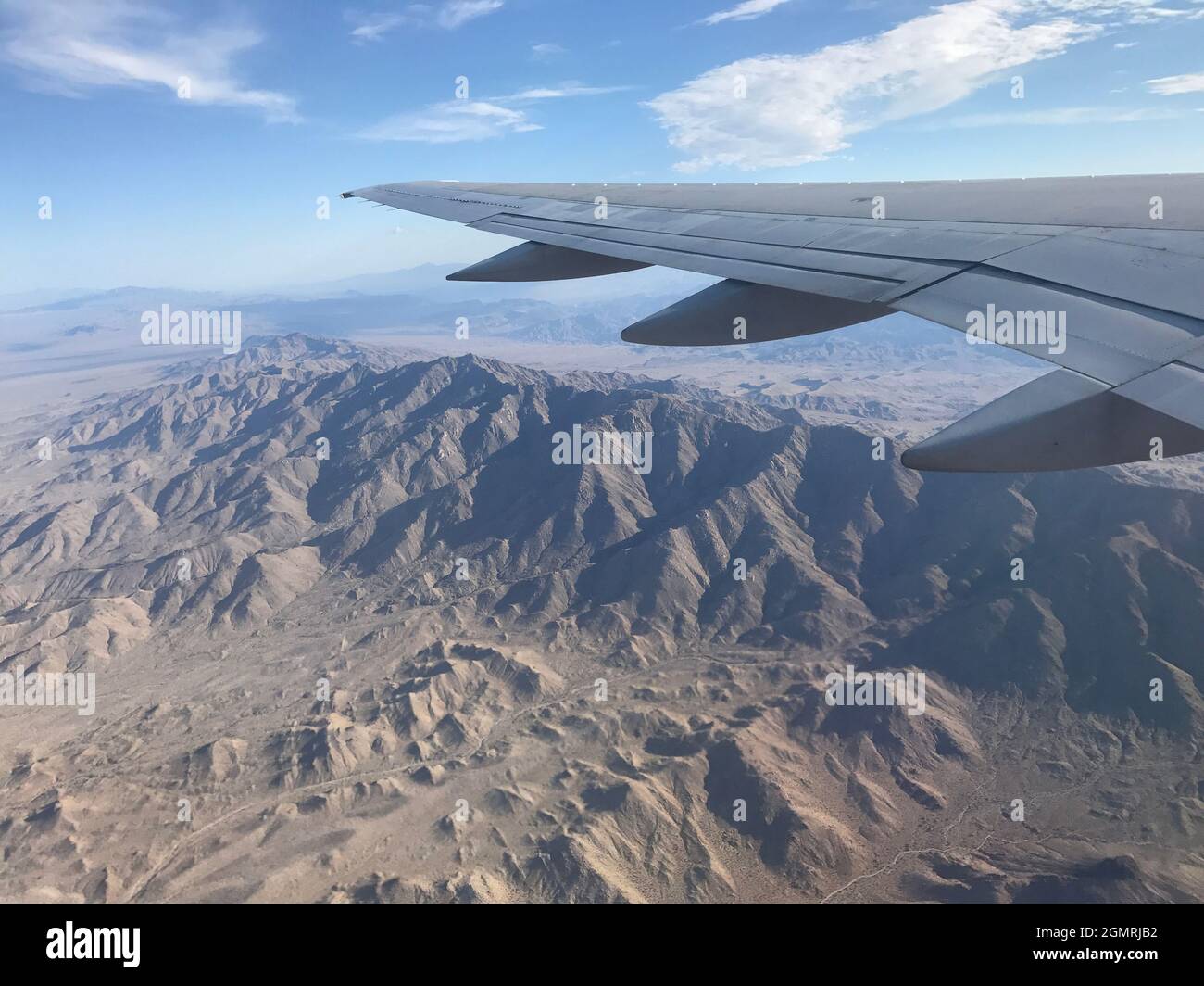 Aerial view of landscape from airliner hi-res stock photography and ...