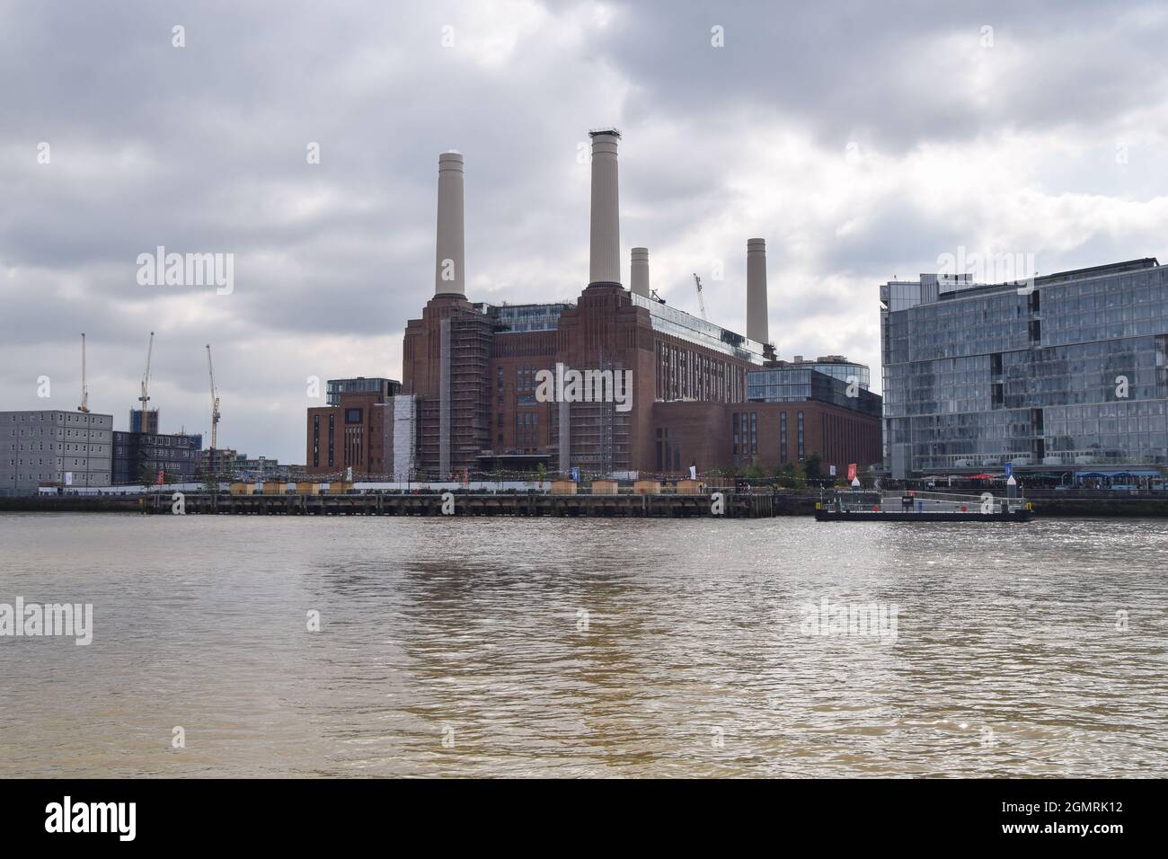 London, UK. 20th Sep, 2021. General view of the Battersea Power Station ...