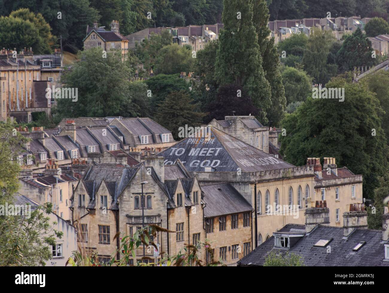 Bath cityscape sunset golden hour Stock Photo - Alamy
