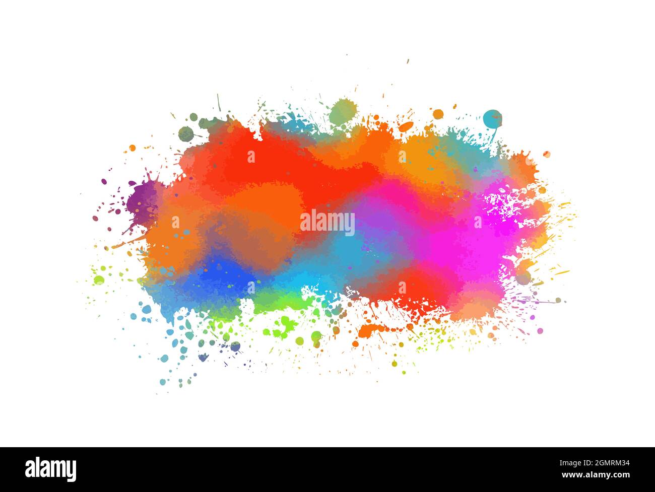 Multi color blots background. Vector illustration Stock Vector Image ...