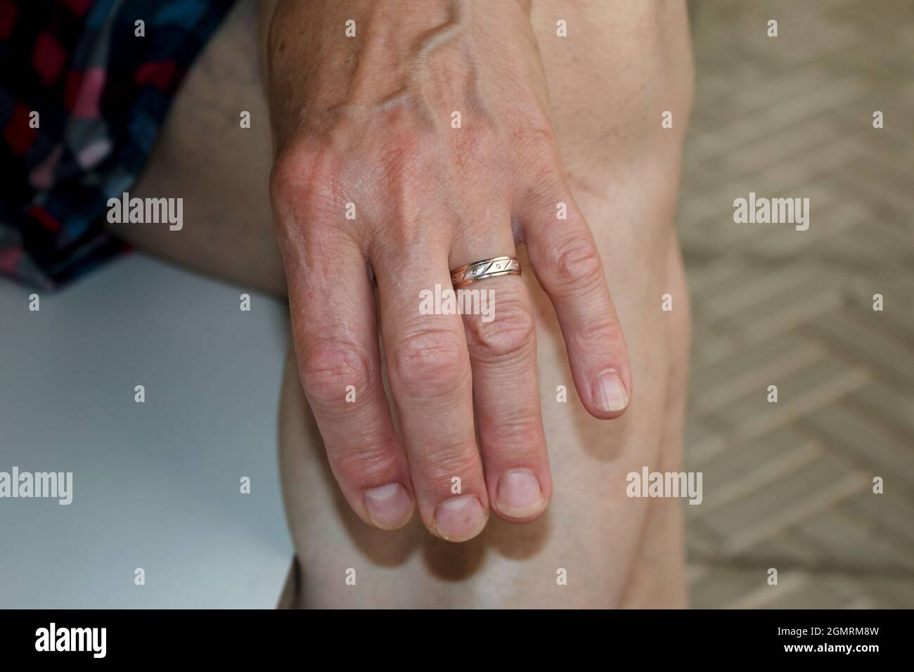 Someone Touching Their Rings