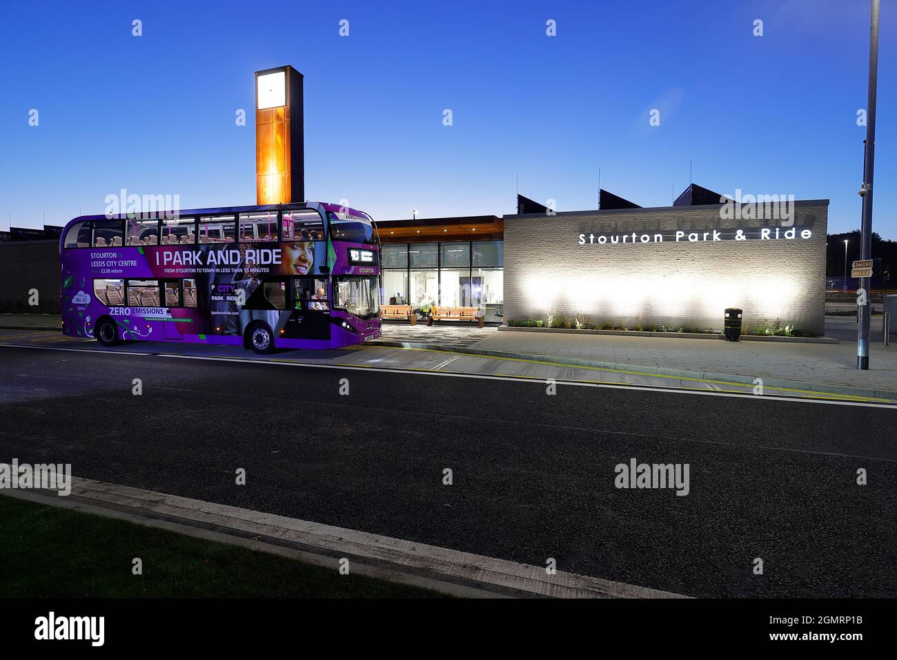 The new fully solar powered park & ride at Stourton in Leeds,West ...