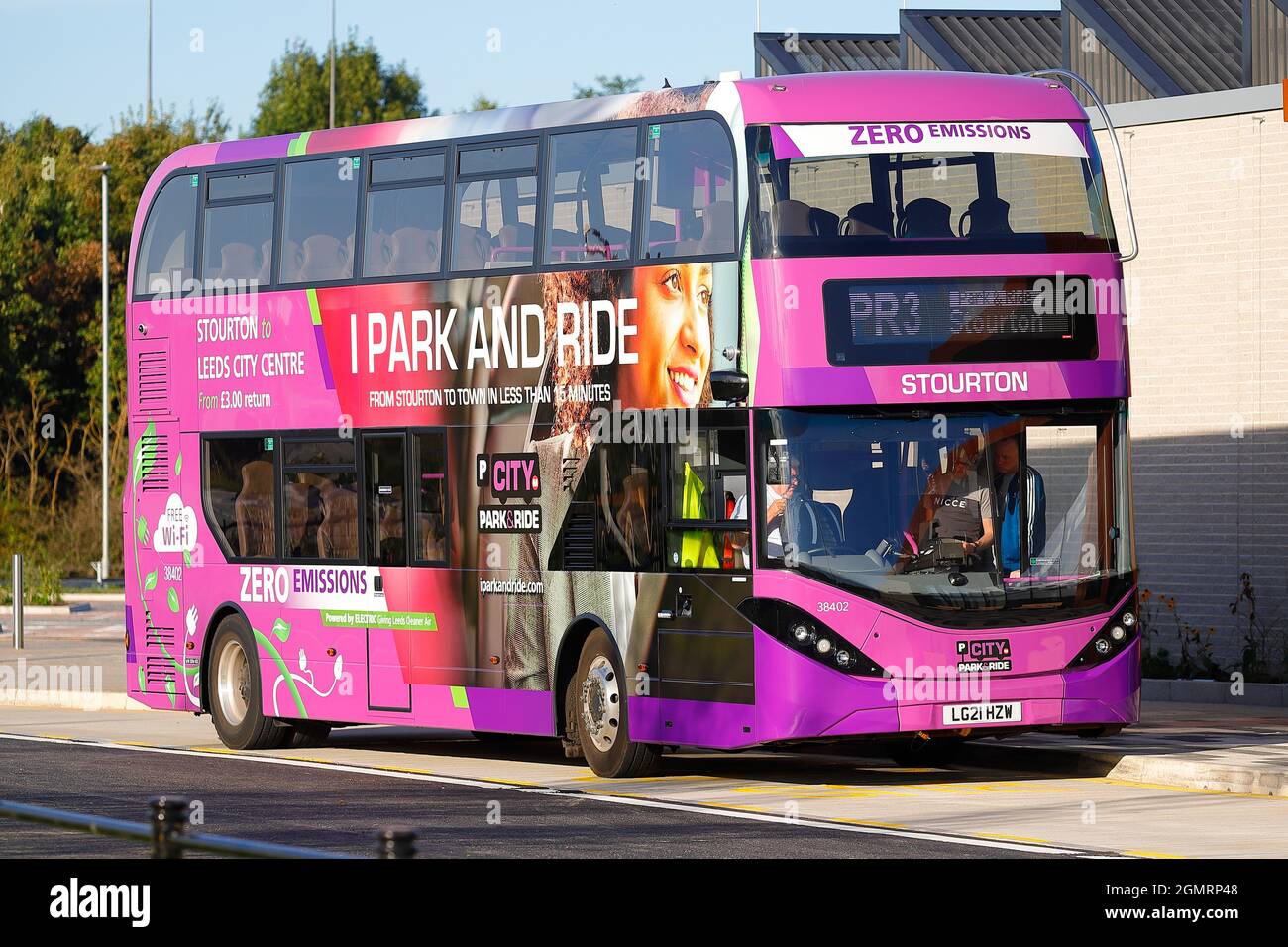 The new fully solar powered park & ride at Stourton in Leeds,West ...