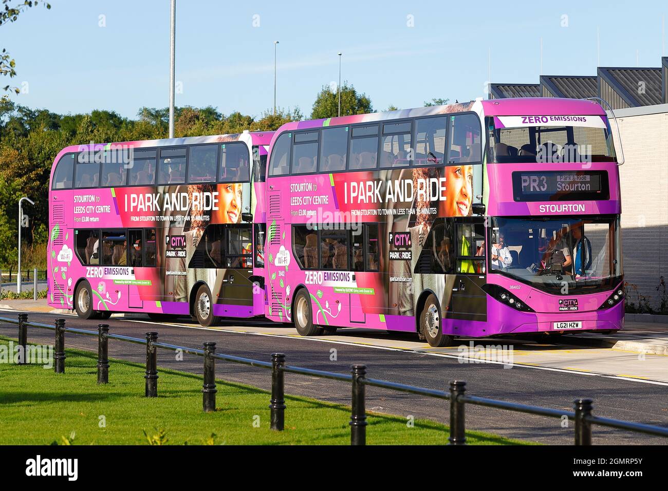 The new fully solar powered park & ride at Stourton in Leeds,West ...