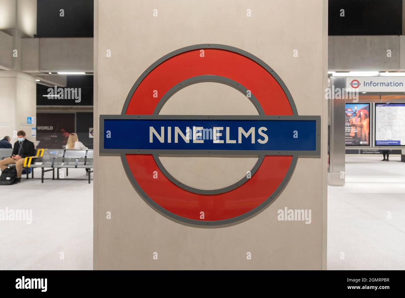 20/09/2021. London, UK. Nine Elms Station opens and takes its first ...