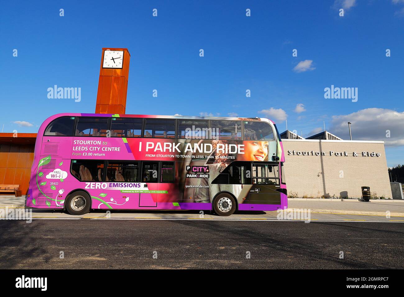 The new fully solar powered park & ride at Stourton in Leeds,West ...