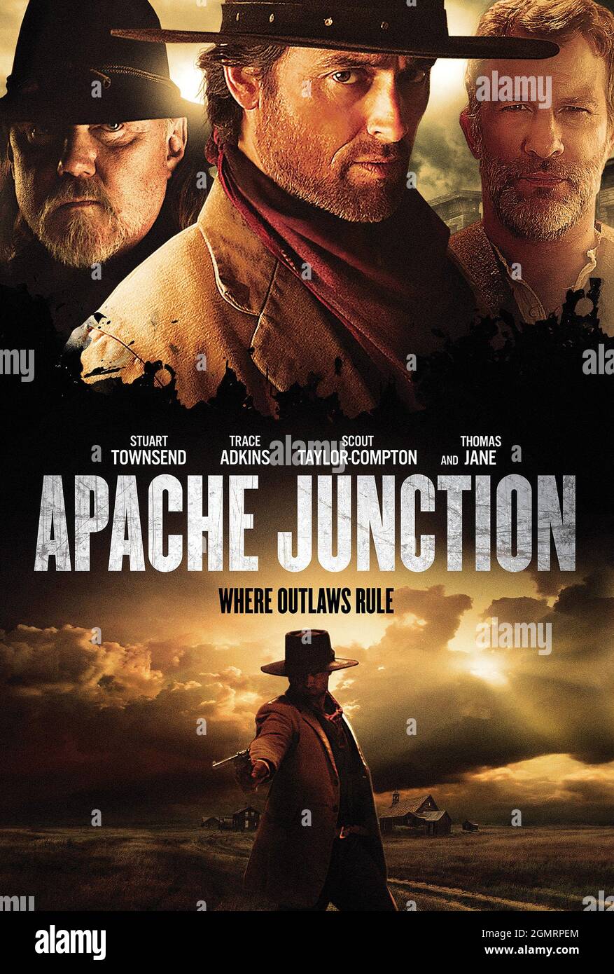 APACHE JUNCTION, poster, top, from left: Trace Adkins, Stuart Townsend ...