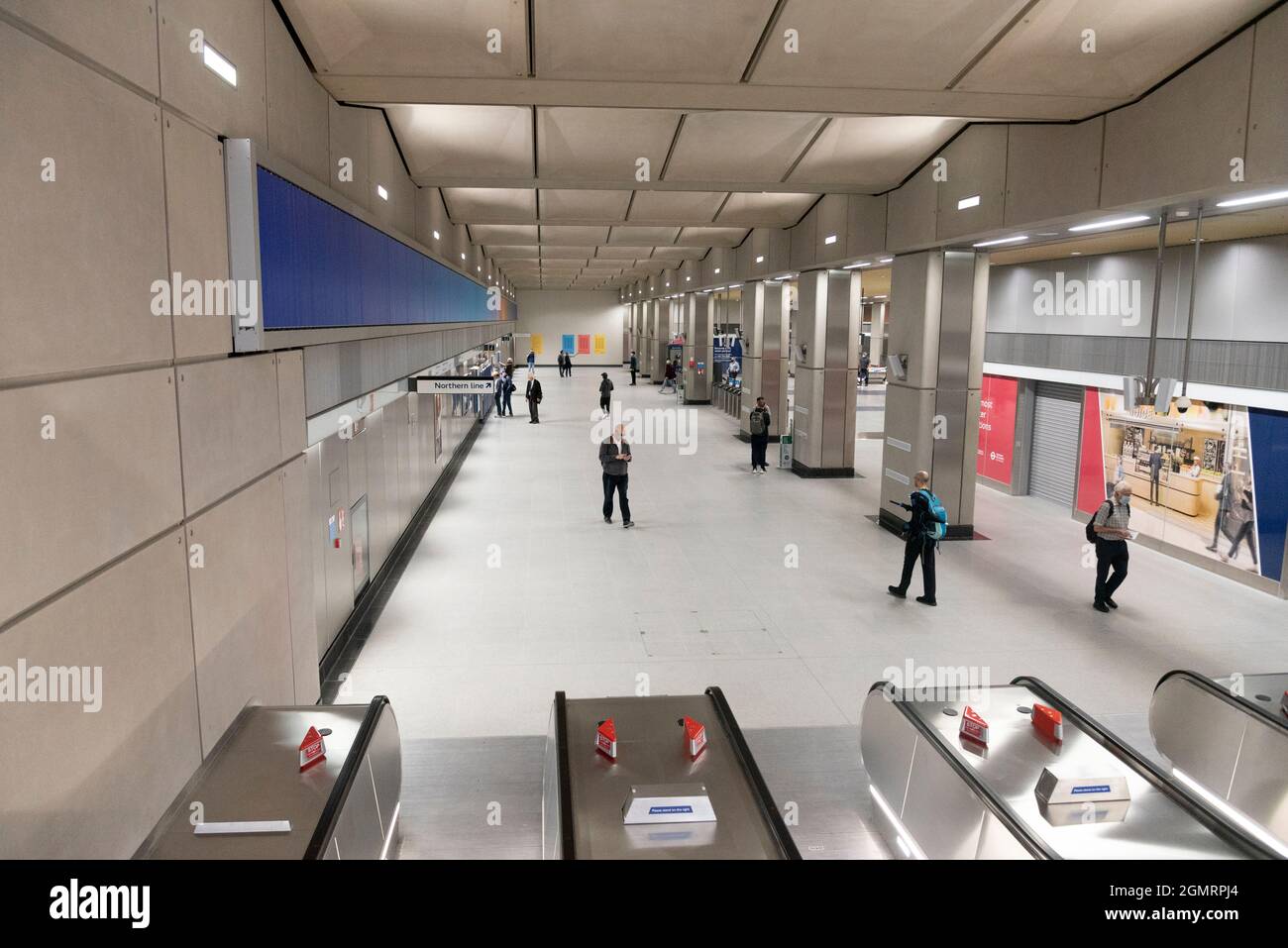 20/09/2021. London, UK. Battersea Power Station tube station opens and ...