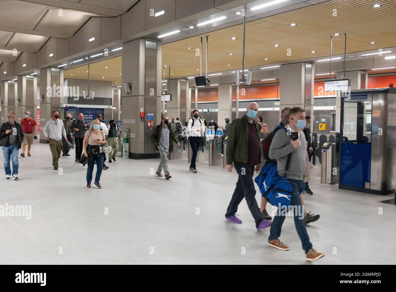 20/09/2021. London, UK. Battersea Power Station tube station opens and ...
