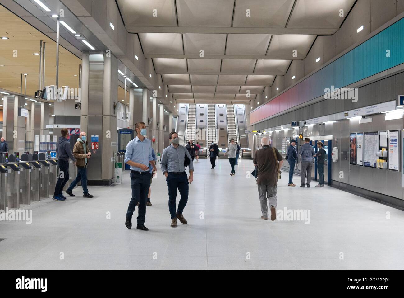 20/09/2021. London, UK. Battersea Power Station tube station opens and ...