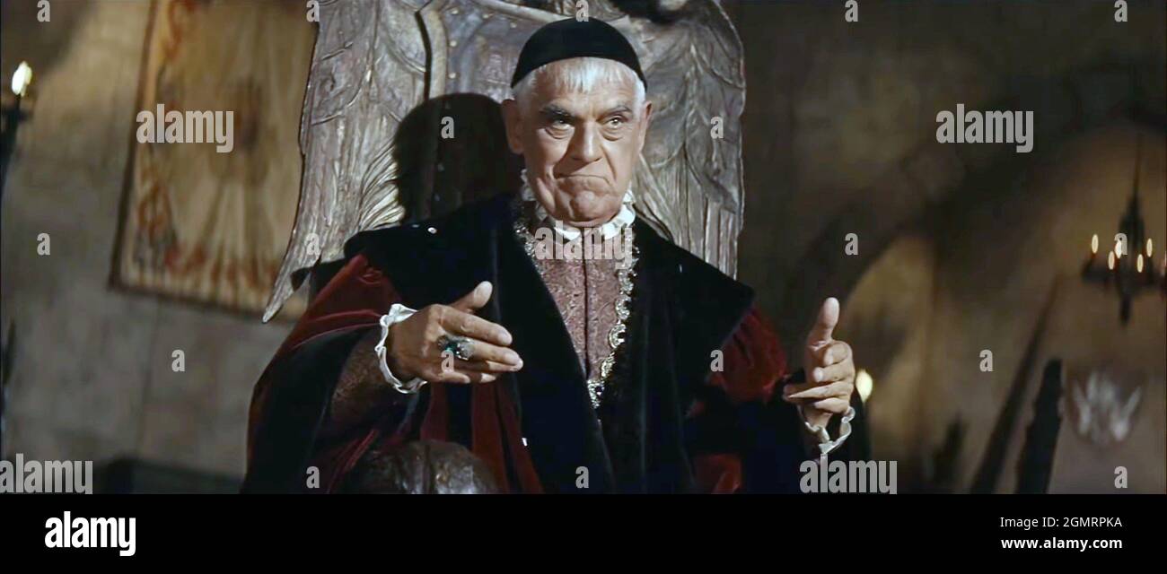 BORIS KARLOFF: THE MAN BEHIND THE MASK, scene from THE RAVEN, Boris ...