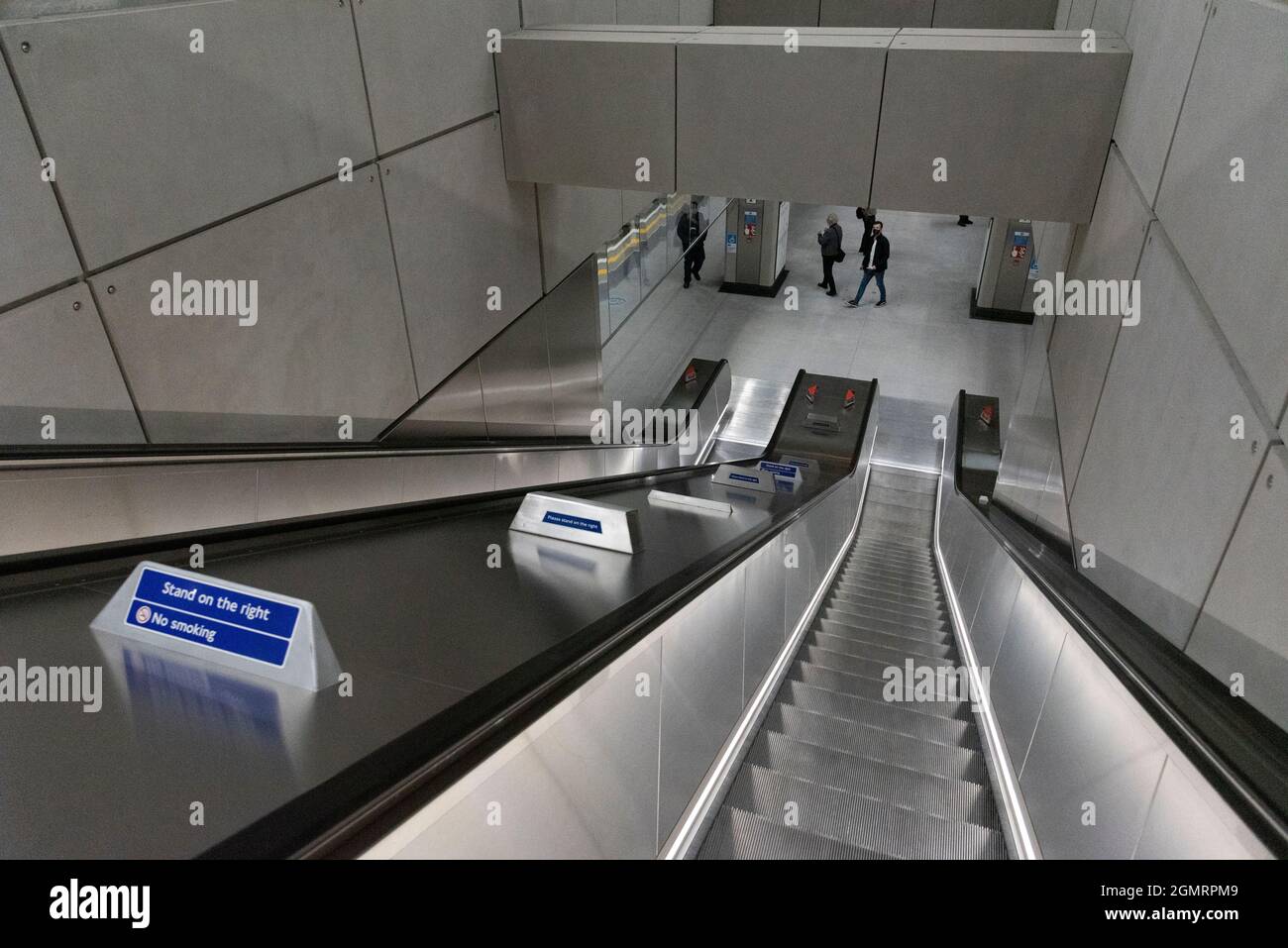 20/09/2021. London, UK. Battersea Power Station tube station opens and ...