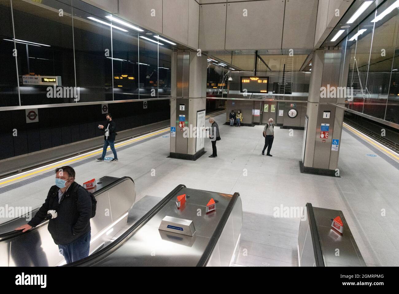 20/09/2021. London, UK. Battersea Power Station tube station opens and ...