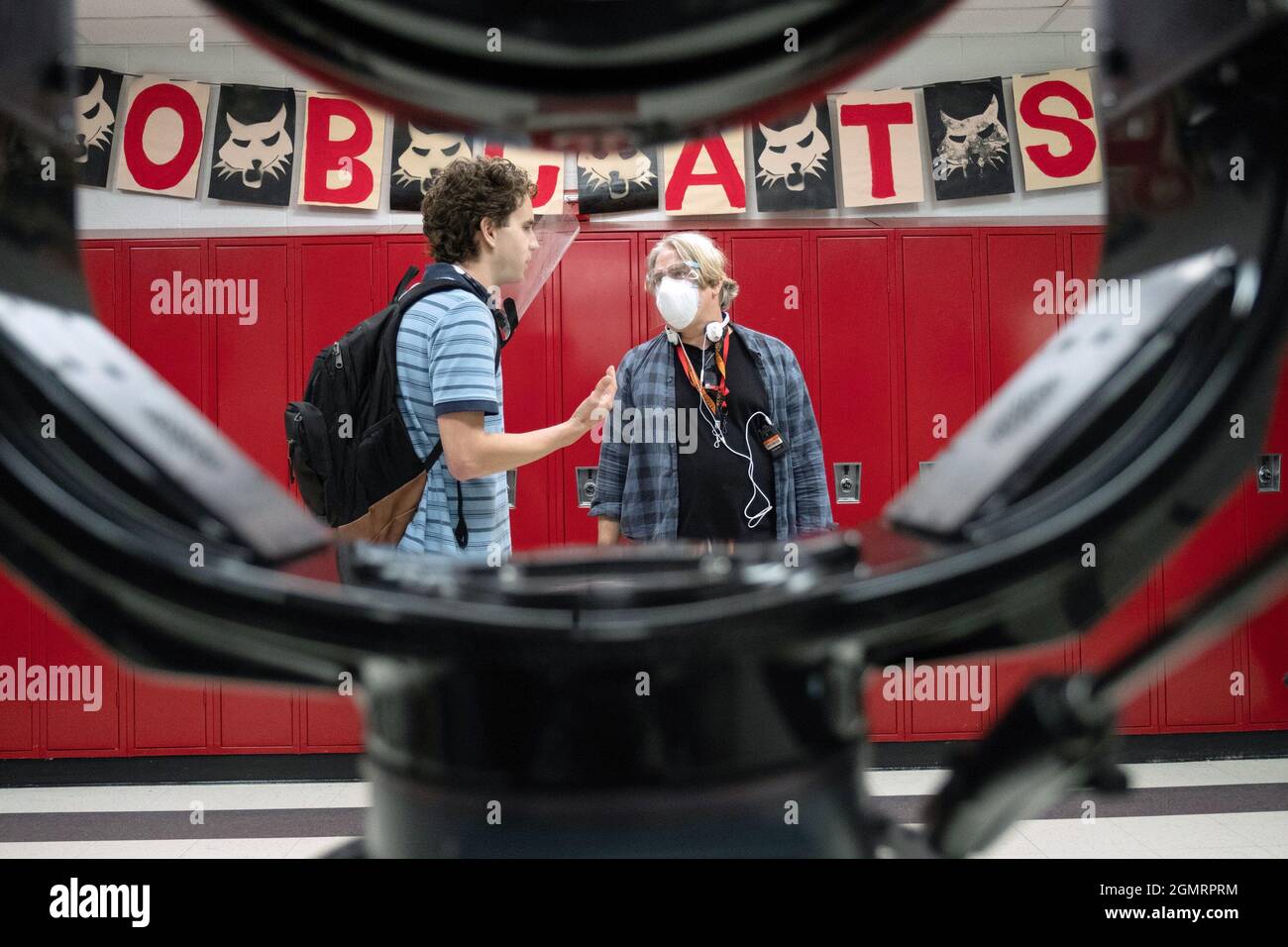 DEAR EVAN HANSEN, from left: Ben Platt, director Stephen Chbosky, 2021 ...