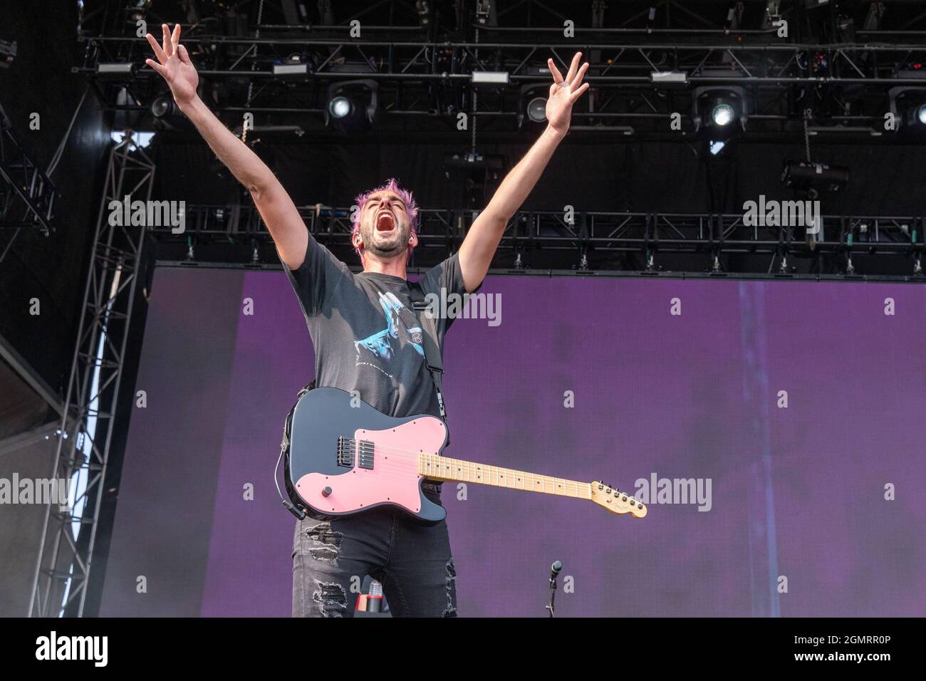 Jack Barakat Purple Guitar